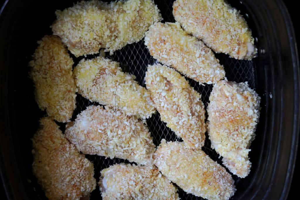 Air Fryer Panko Breaded Chicken Wings - A Peachy Plate