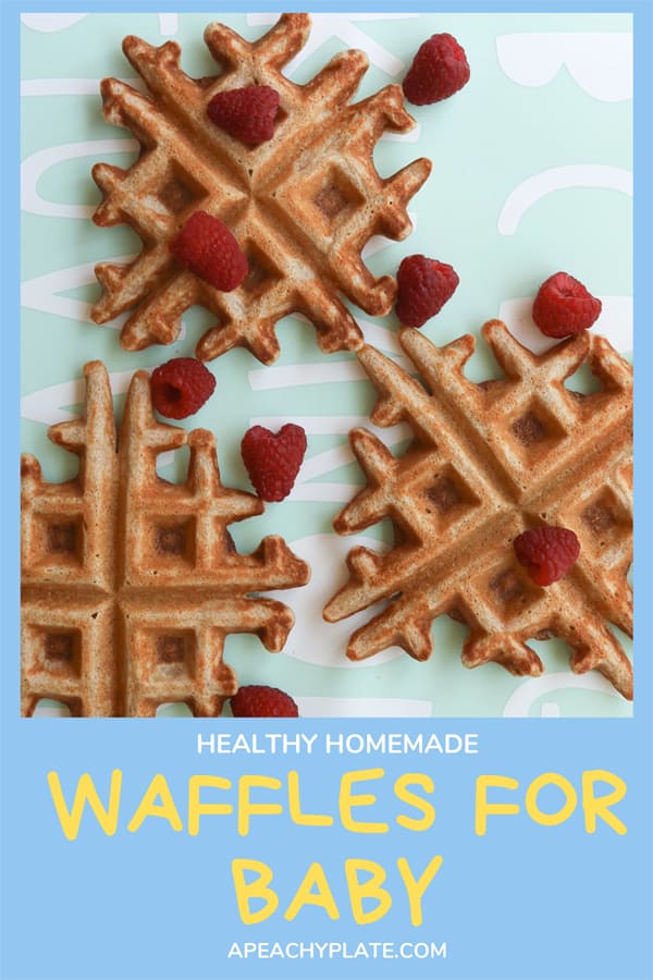 Healthy Banana Waffles For Baby Led Weaning - A Peachy Plate
