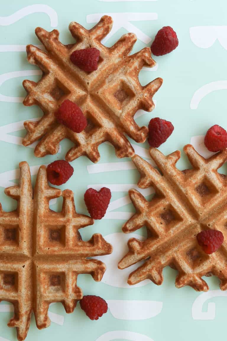 Healthy Banana Waffles For Baby Led Weaning - A Peachy Plate