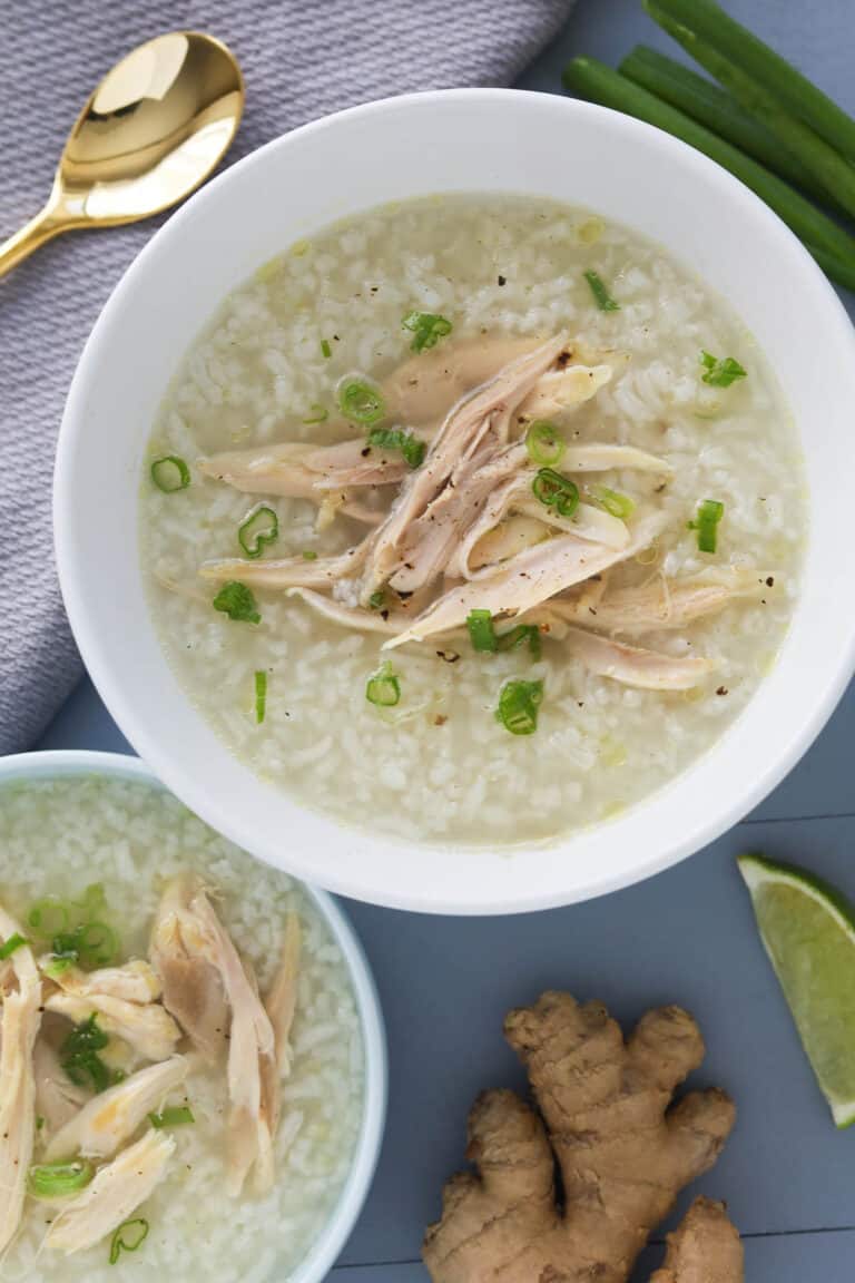 Chao Ga (Vietnamese Rice Porridge) - A Peachy Plate