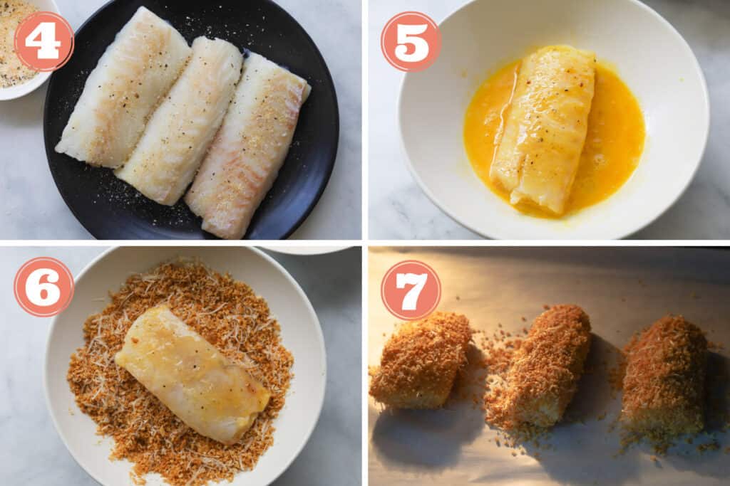Oven Baked Panko and Parmesan Encrusted Cod - A Peachy Plate