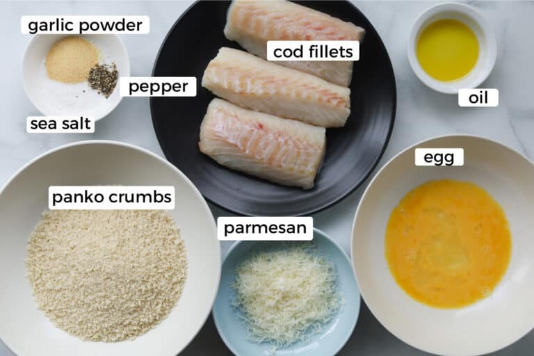 Oven Baked Panko and Parmesan Encrusted Cod - A Peachy Plate