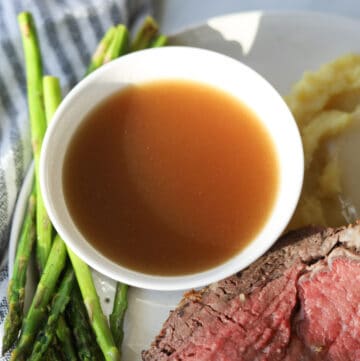 Easy Beef Broth Au Jus Recipe (Without Beef Drippings) - A Peachy Plate