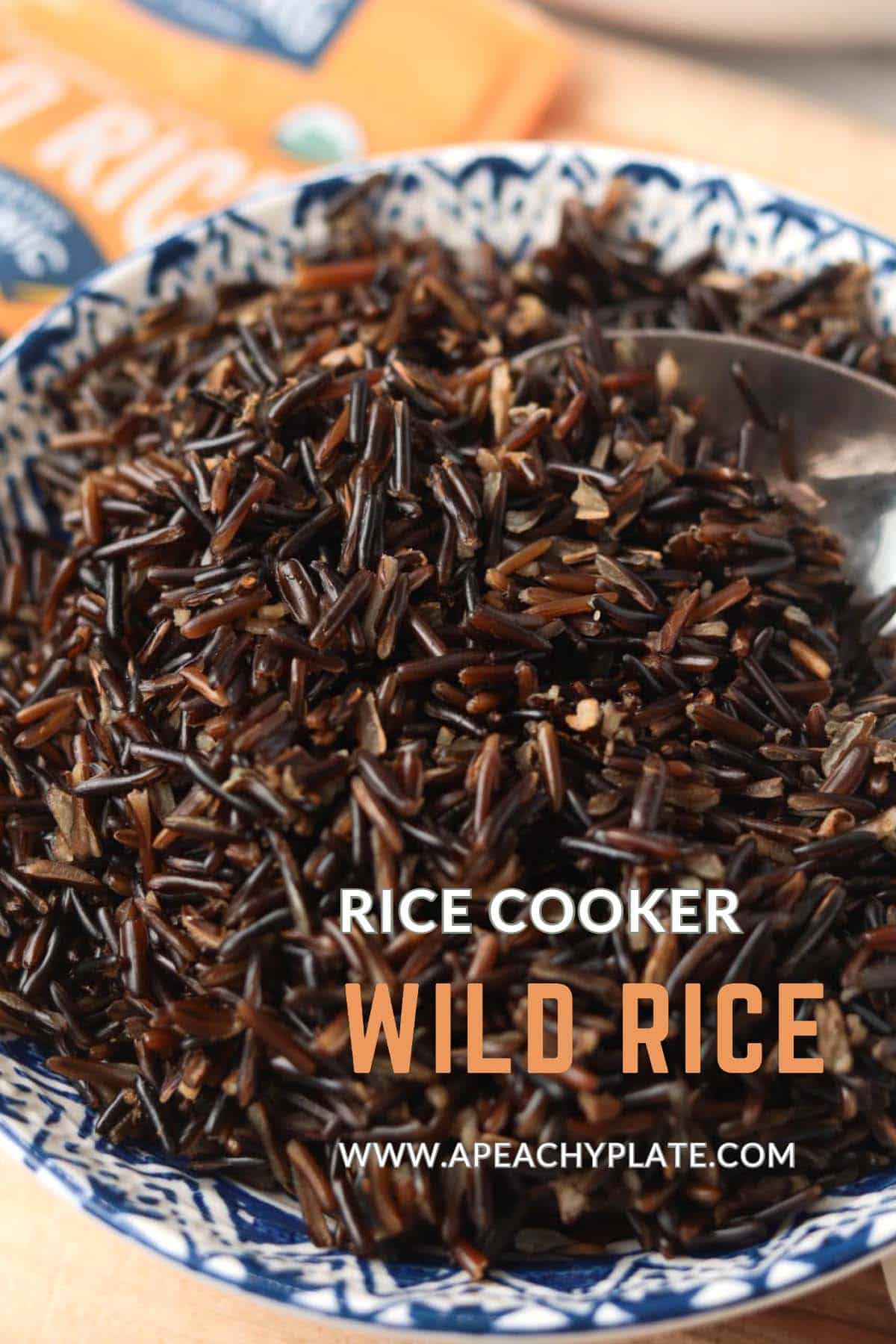 Rice Cooker Wild Rice - A Peachy Plate