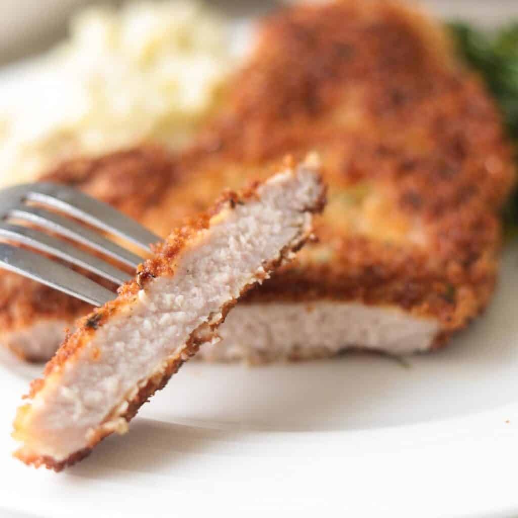 Crispy Breaded Pan-Fried Pork Chops (Bone-In, Thin Cut) - A Peachy Plate