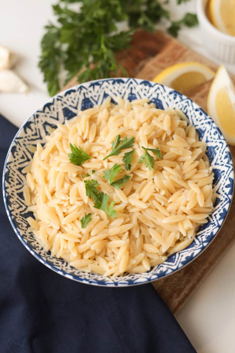 How to Cook Orzo in a Rice Cooker (Easy & Foolproof) - A Peachy Plate