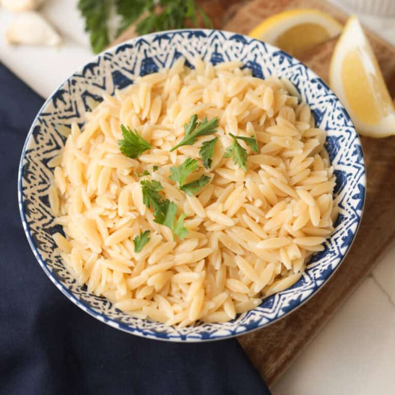 How to Cook Orzo in a Rice Cooker (Easy & Foolproof) - A Peachy Plate