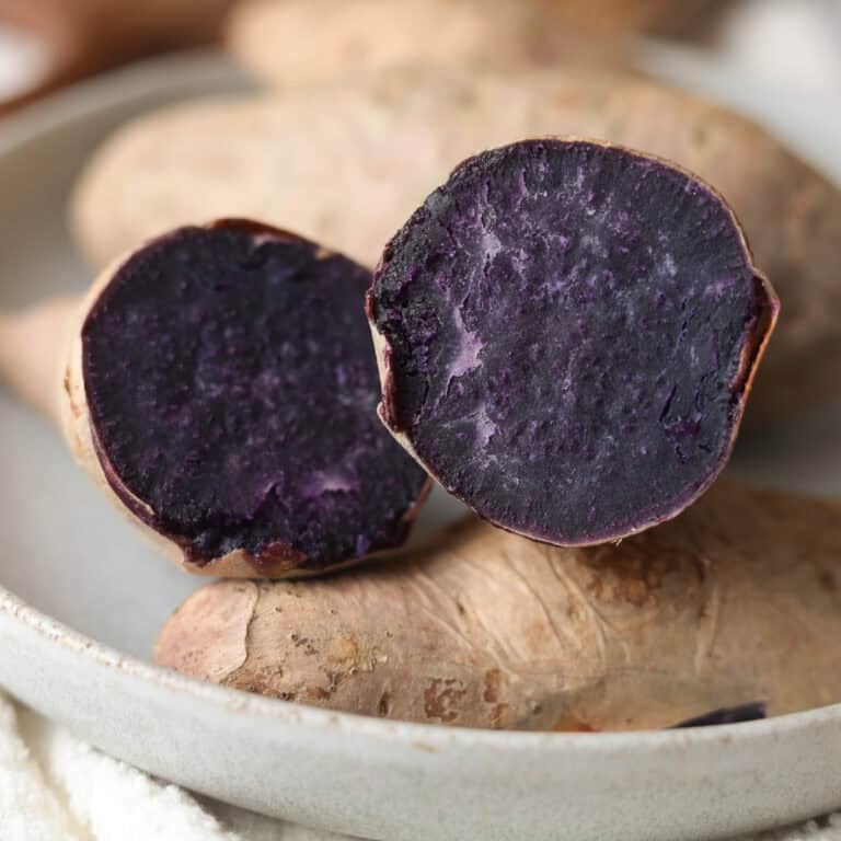 How to Cook Japanese Purple Yams (Purple Sweet Potatoes) - A Peachy Plate