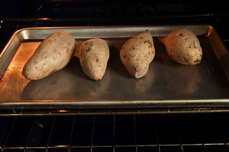 How to Cook Japanese Purple Yams (Purple Sweet Potatoes) - A Peachy Plate