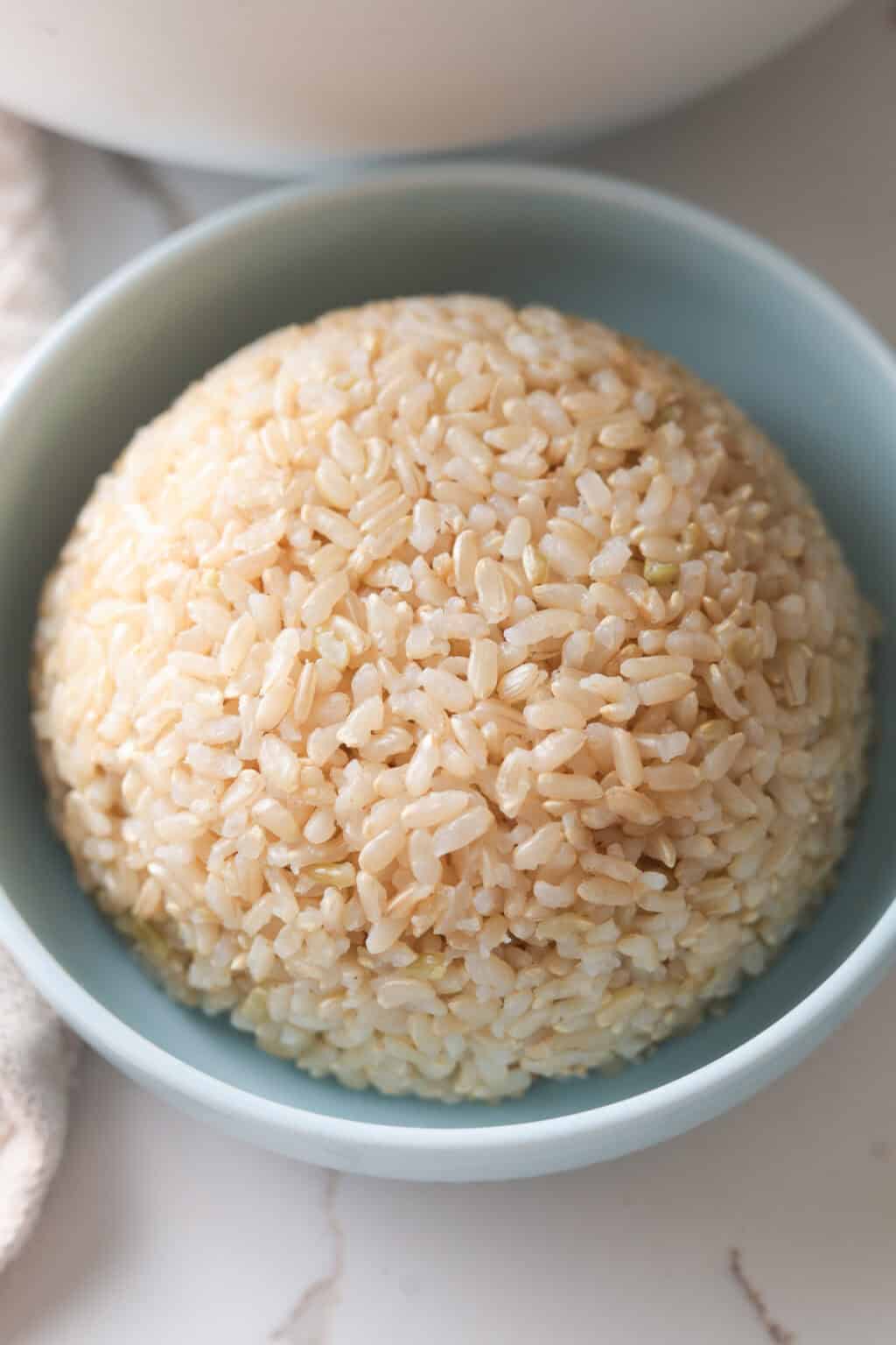 How to Cook Brown Rice in a Rice Cooker - A Peachy Plate